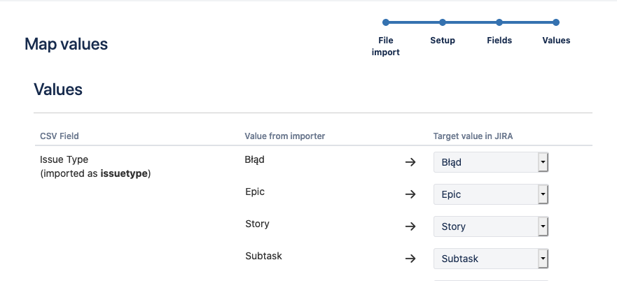 Solved: Cannot import subtasks, bug with "Issue Type" duri...