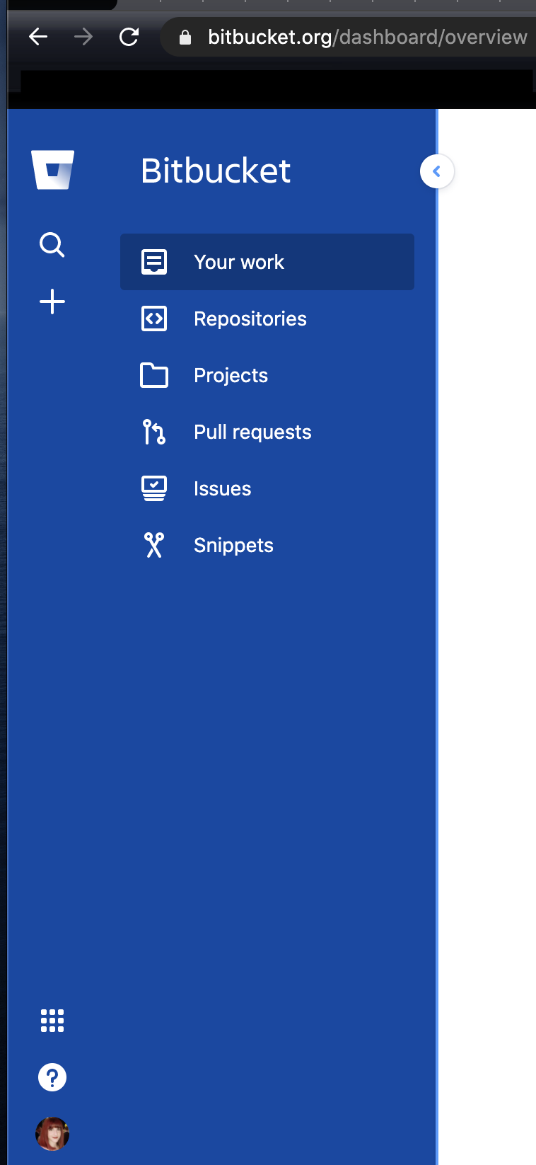 Where is the global sidebar?