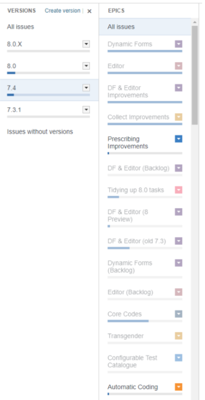 What is the best practice for managing epics per v...