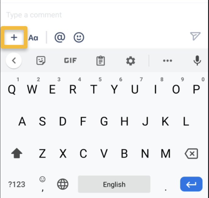 add picture to comment in confluence mobile app