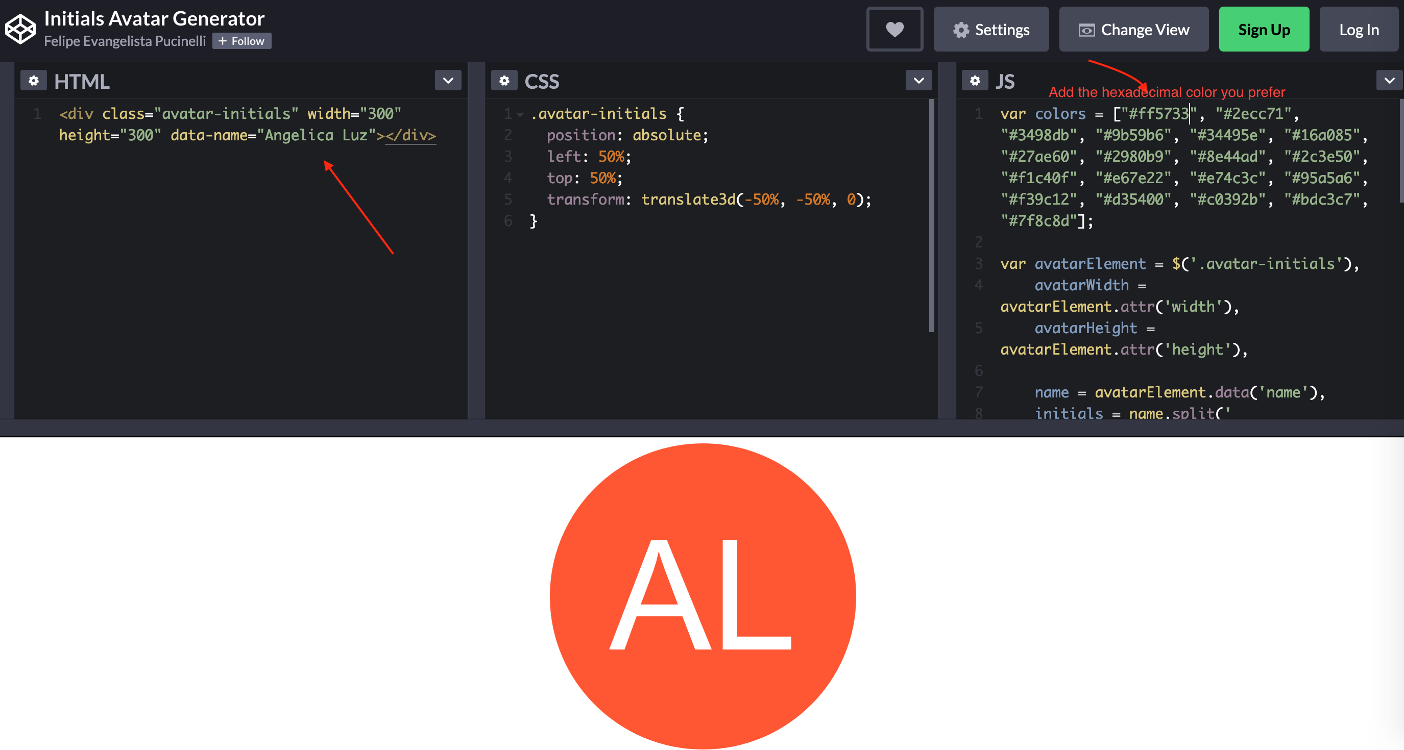 Solved: How do I change the color of my letter avatar?