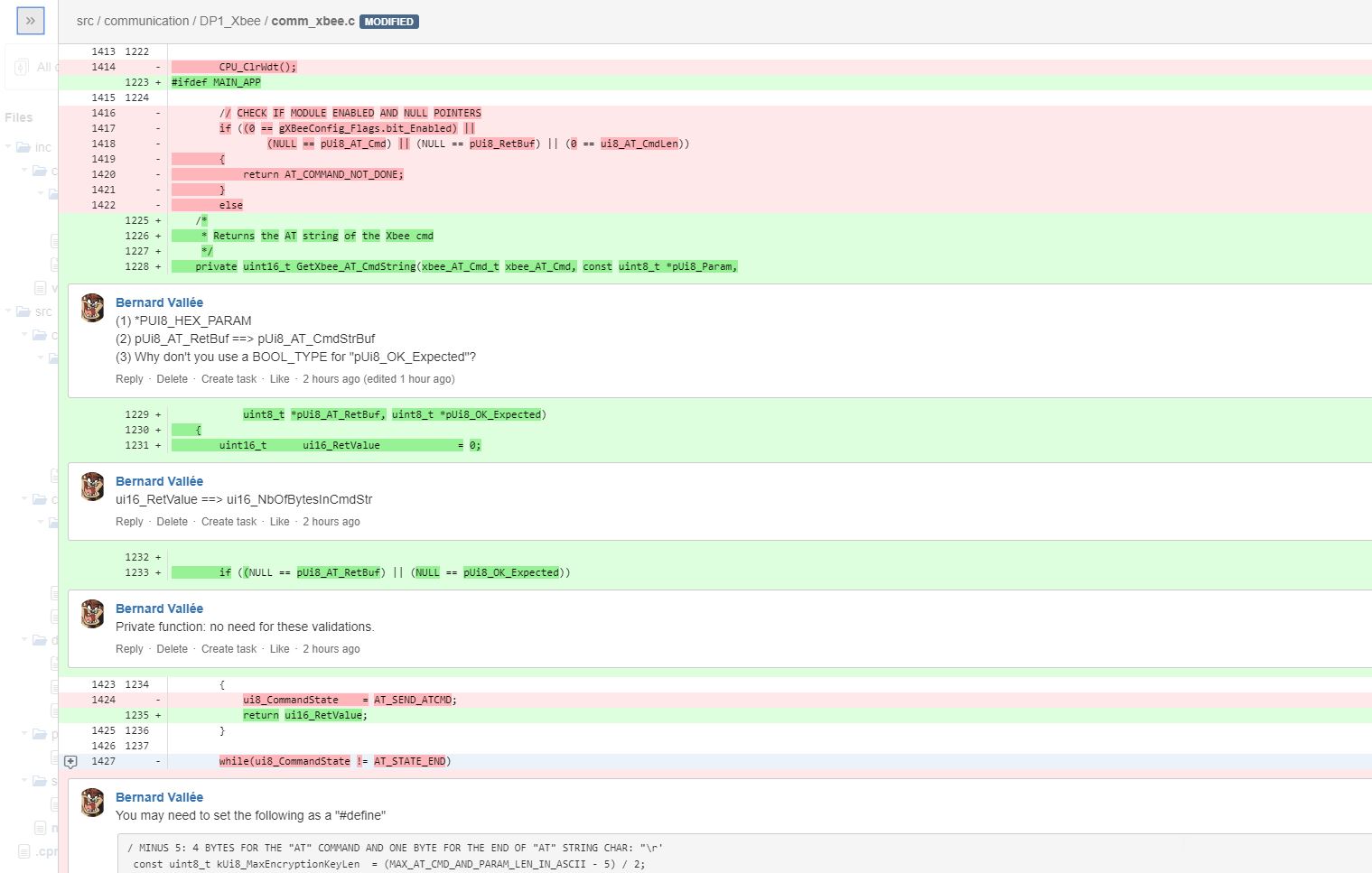 pull request code review