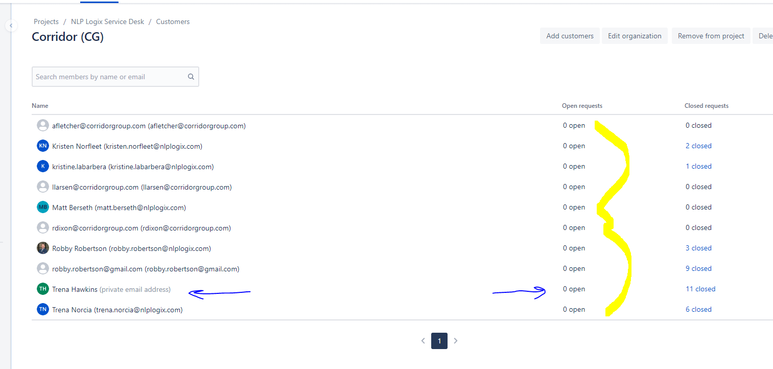 How to resolve why open requests are not showing b...
