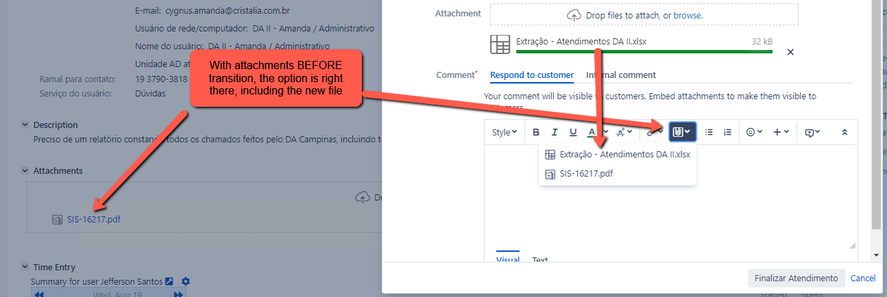 Solved: How can I attach a file directly in a transition s...