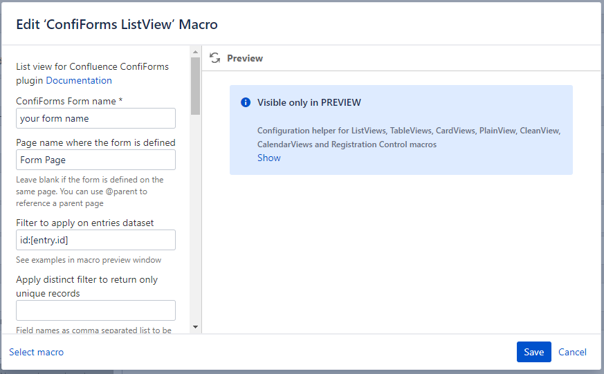 Solved: Can you use ConfiForms to create a page with same ...