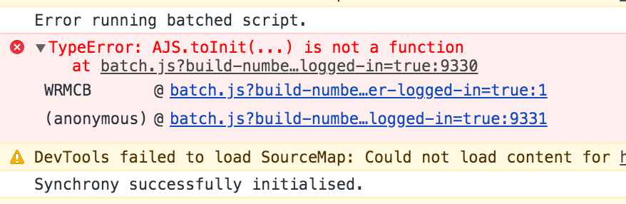 Could not initialize class com.atlassian.plugins.c...