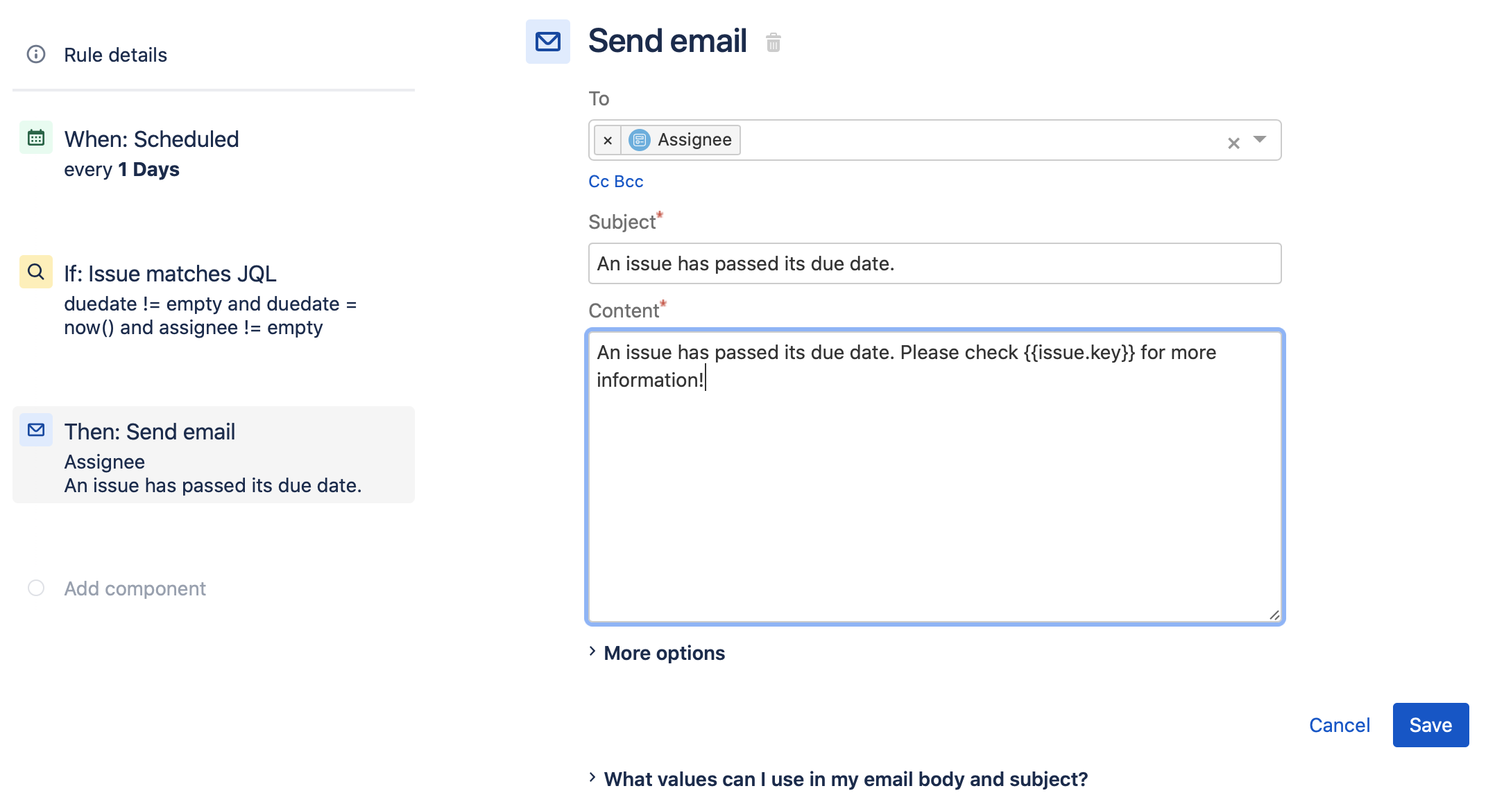 Can Jira send automatic email notifications to onl...