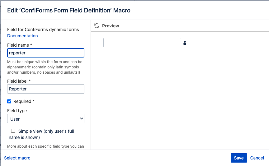 Confiforms IFTT Integration with JIRA - User "fiel...