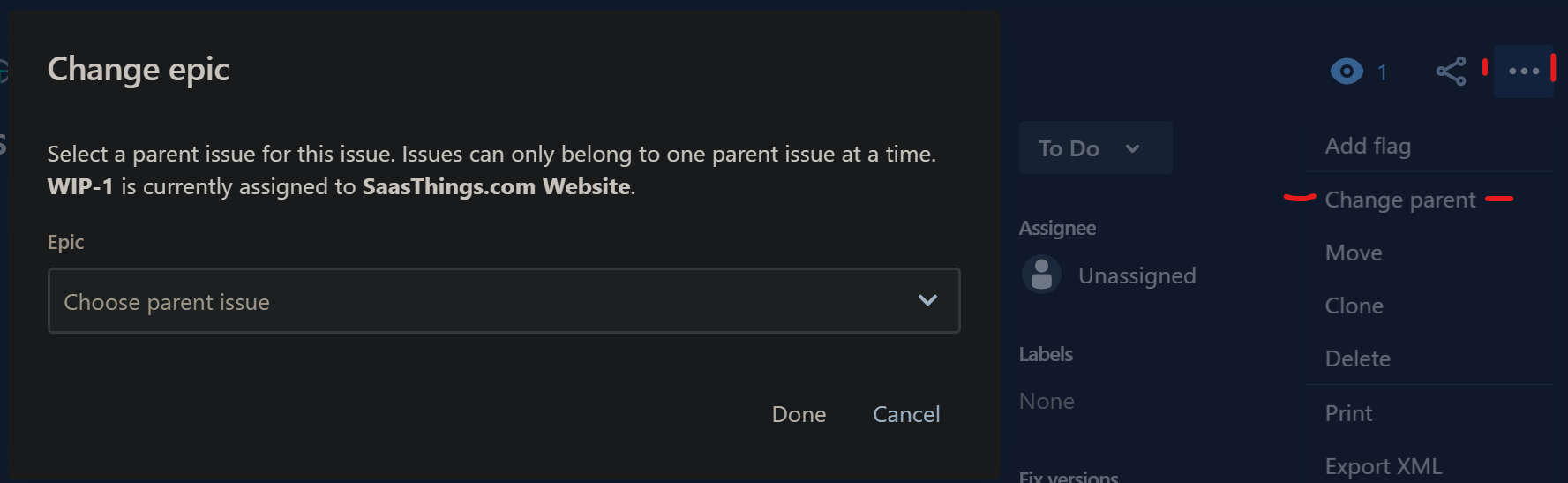 Solved: How do I move a Task from one Epic to another Epic...