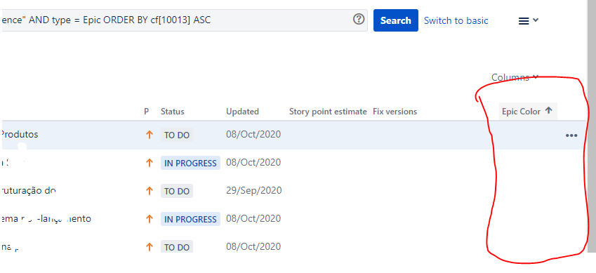 Epic Color NOT showing
