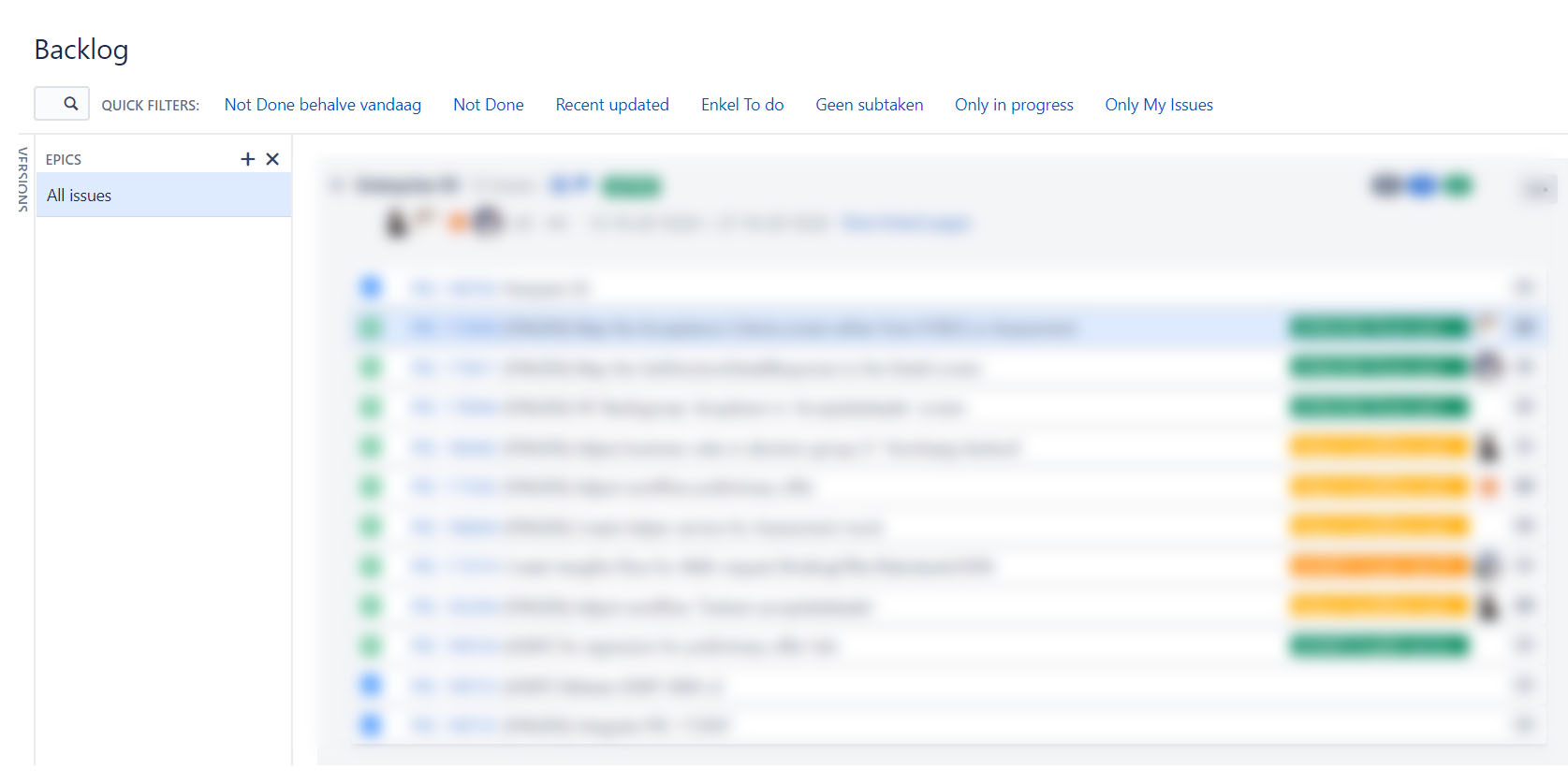 How to change Epic label color?