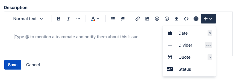 How to add preformatted text in rich text editor?