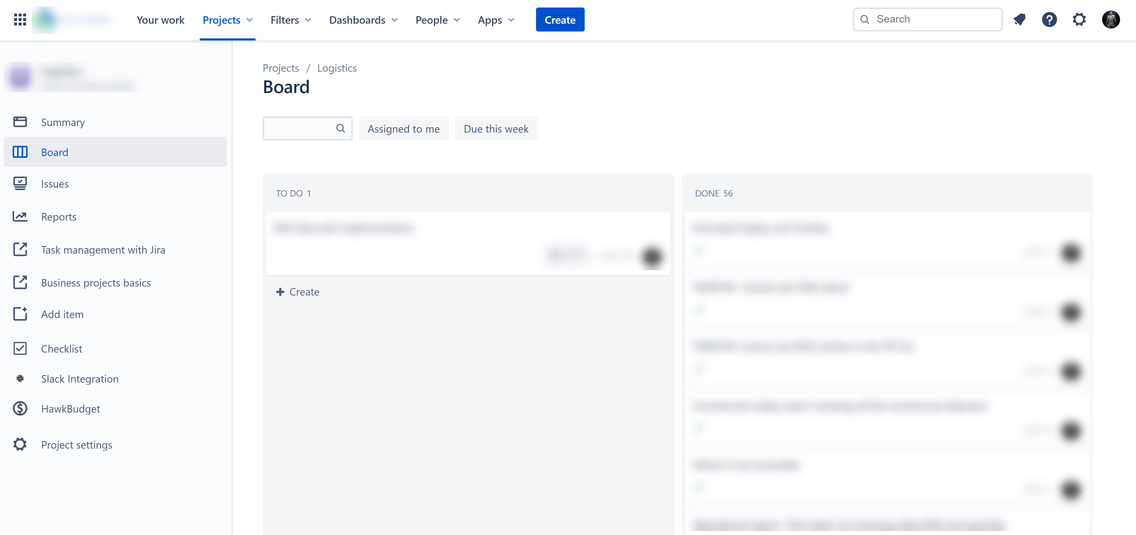 Configure existing Kanban board
