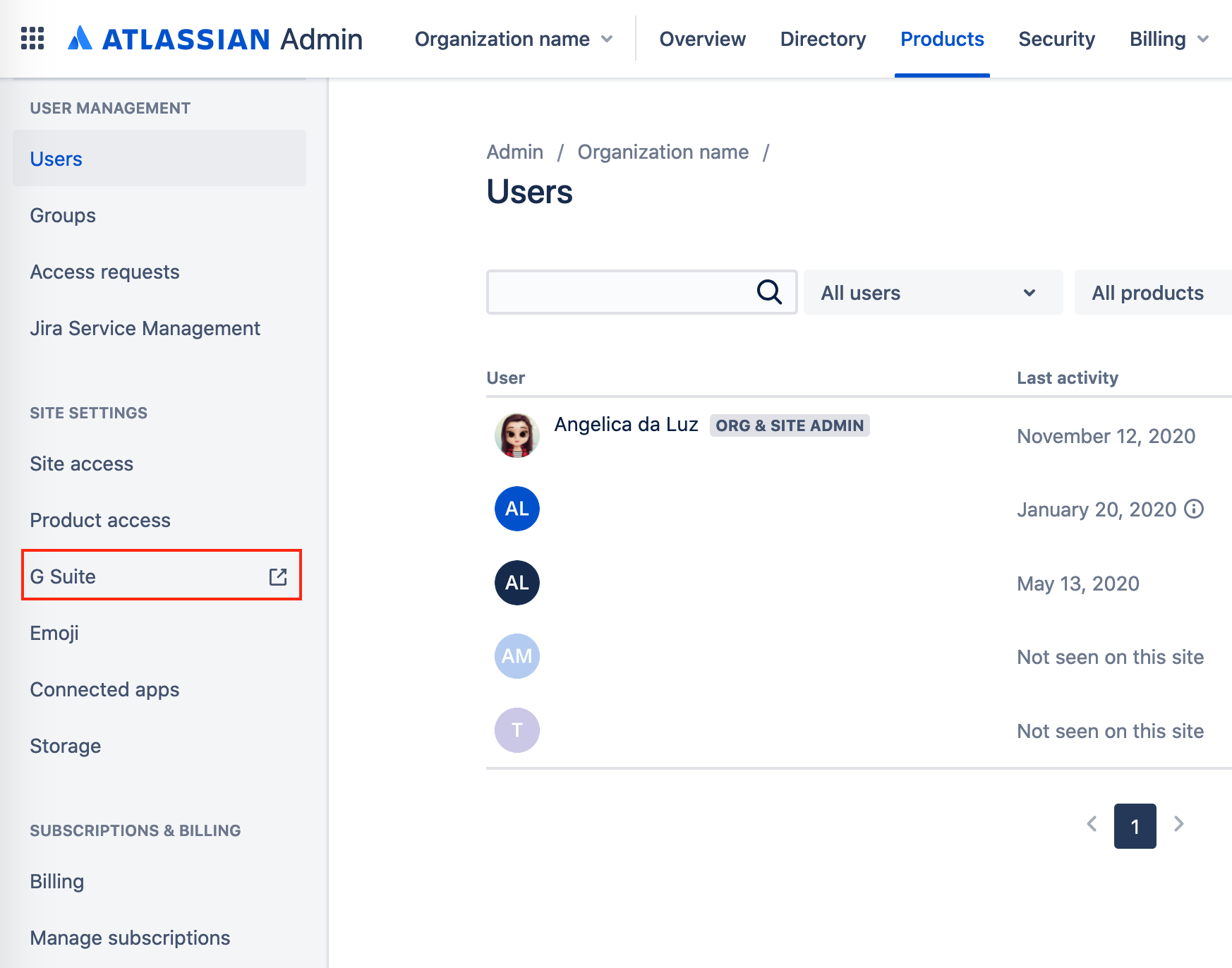 Where is the Atlassian Cloud G Suite Add-on in Gma...