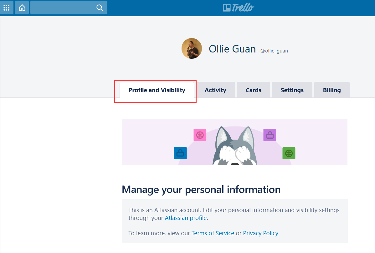 How do you change your Profile picture on trello?