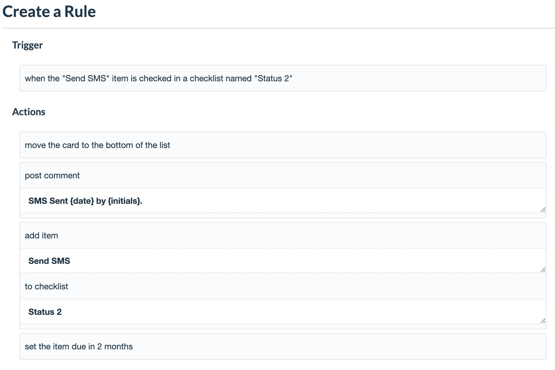 Solved: When checklist is done rename last checklist item ...