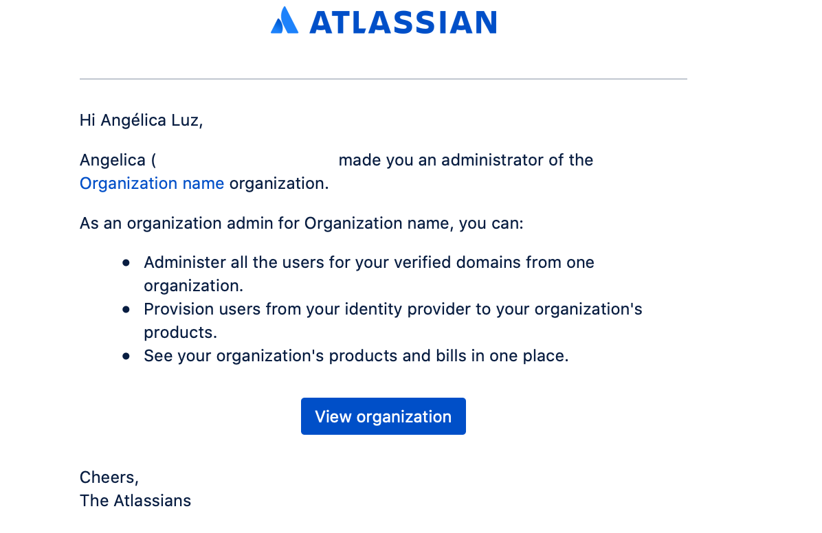 Solved: Change of Org Admin