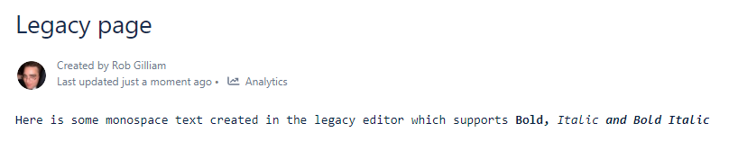 Where did "monospace" font go?