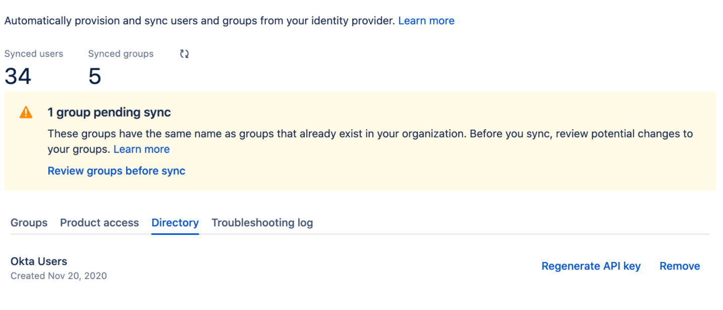 Okta Group Push Error in Atlassia
