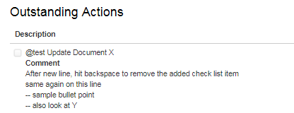 Task Report Macro - showing multiple lines?