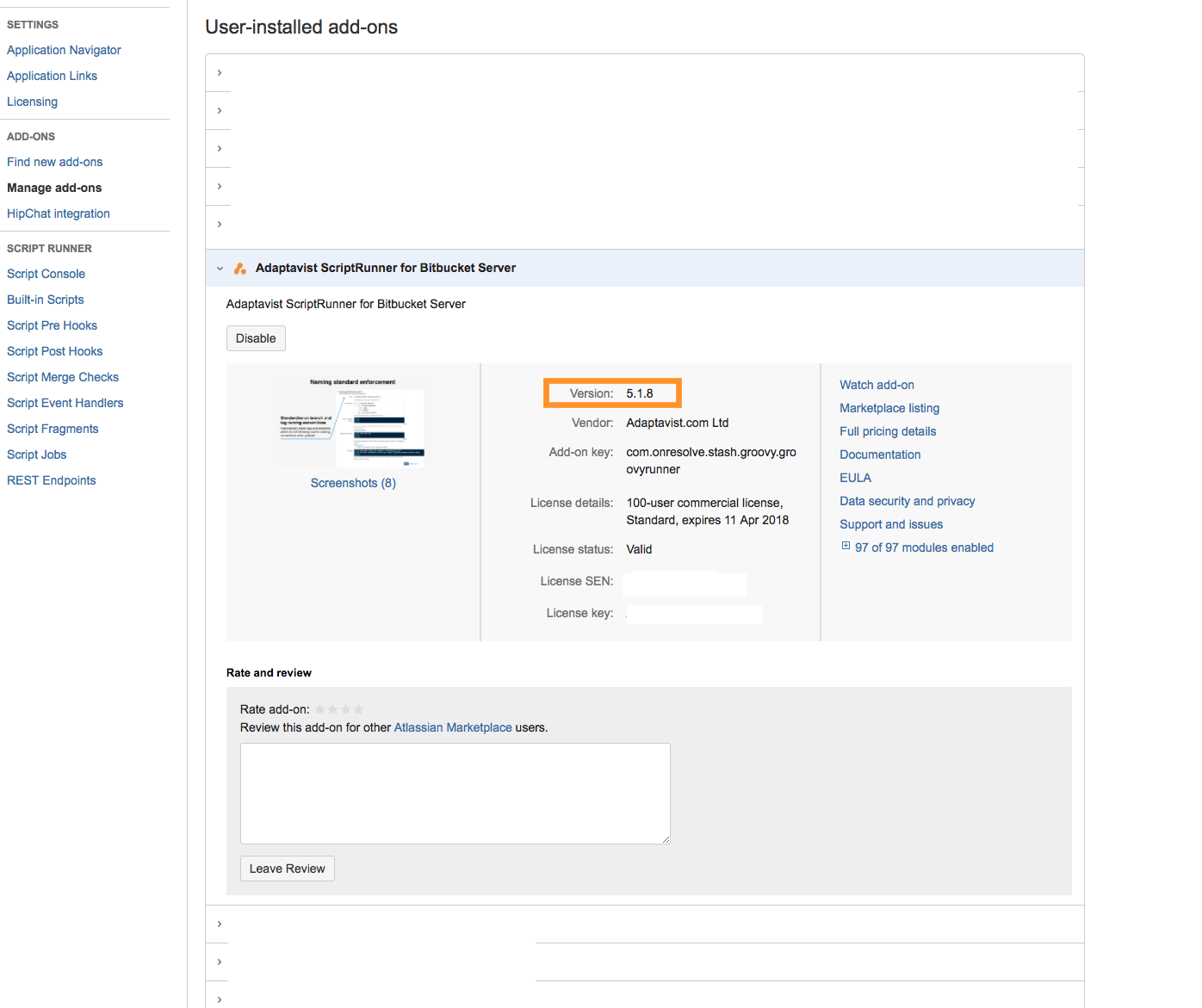 How to reject merge commits using Adaptivist Scrip...