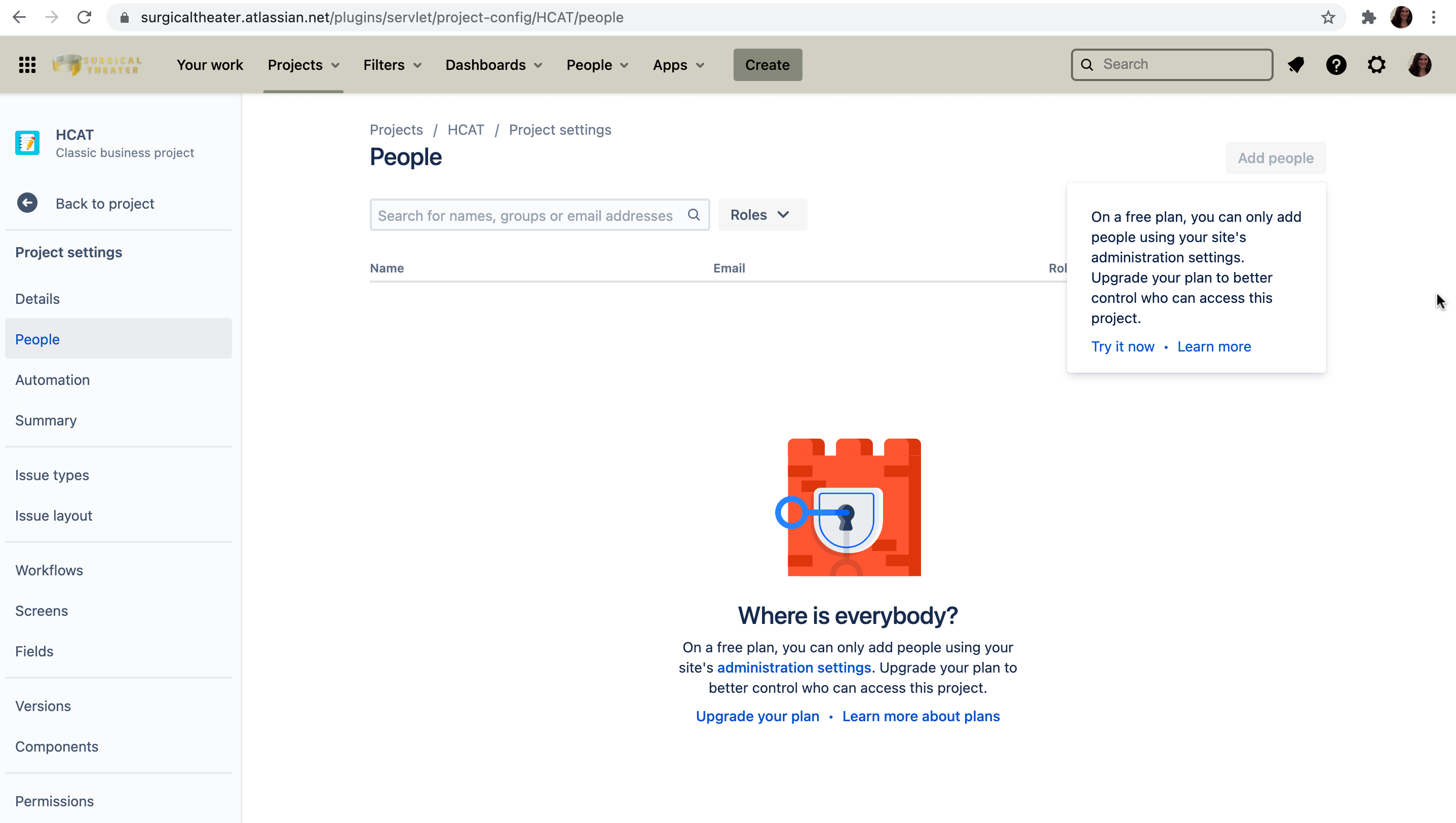 Solved: I have JIRA Software but cannot access Business ty...