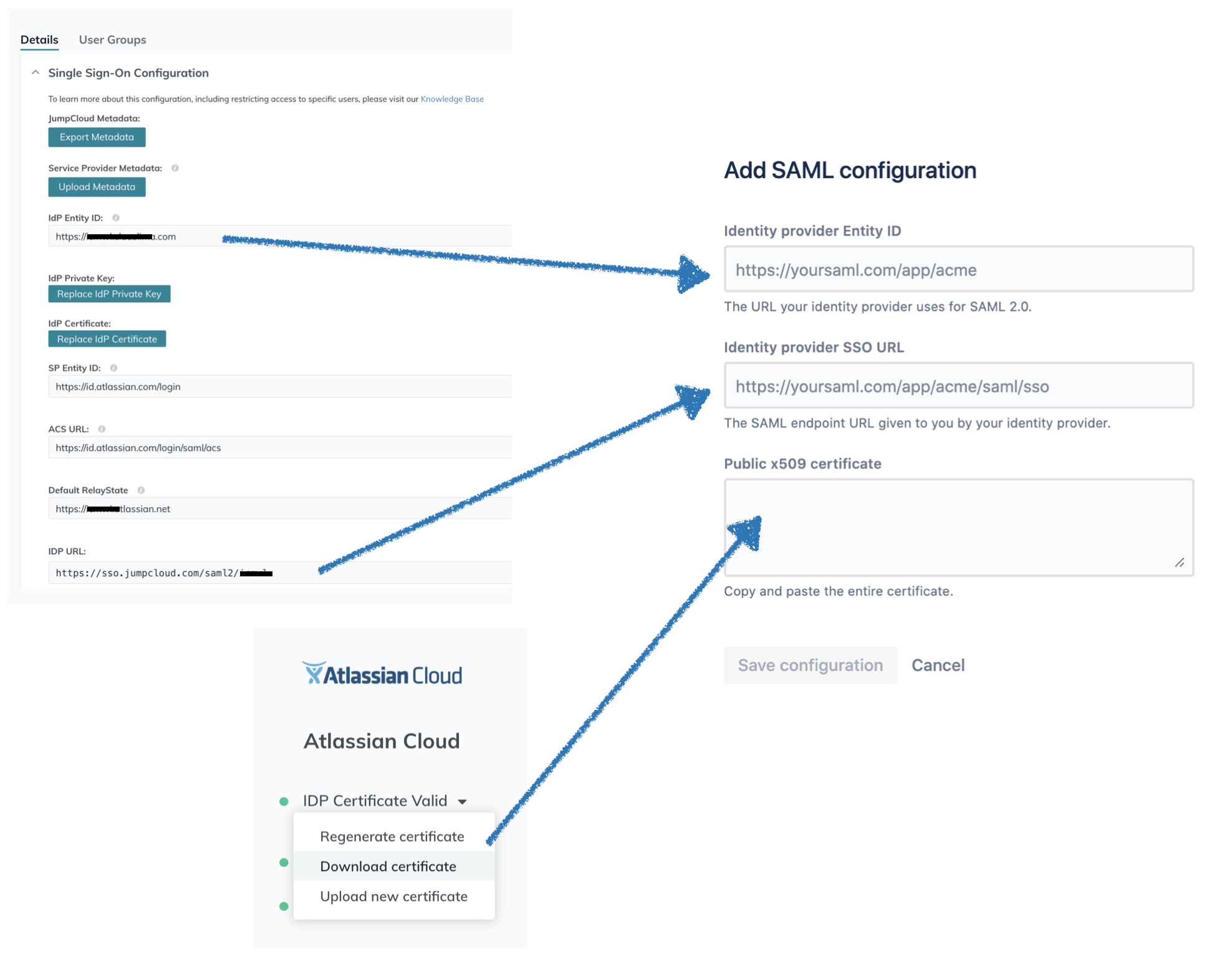 Setting up SAML SSO with JumpCloud - Atlassian Community
