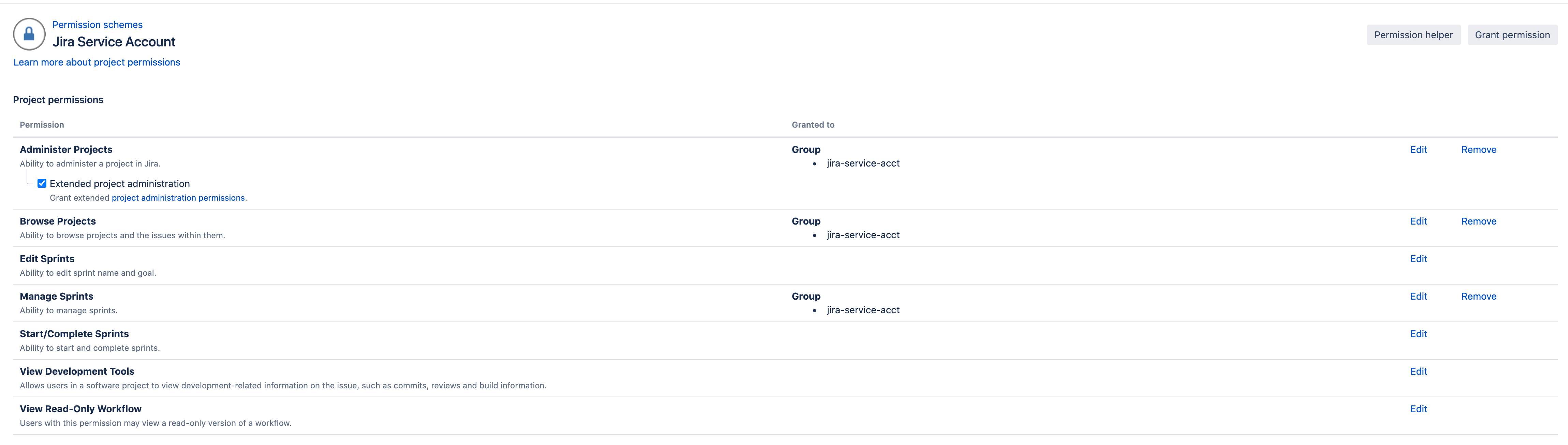 Creating a Jira Service Account with Groups and Pe... - Atlassian Community