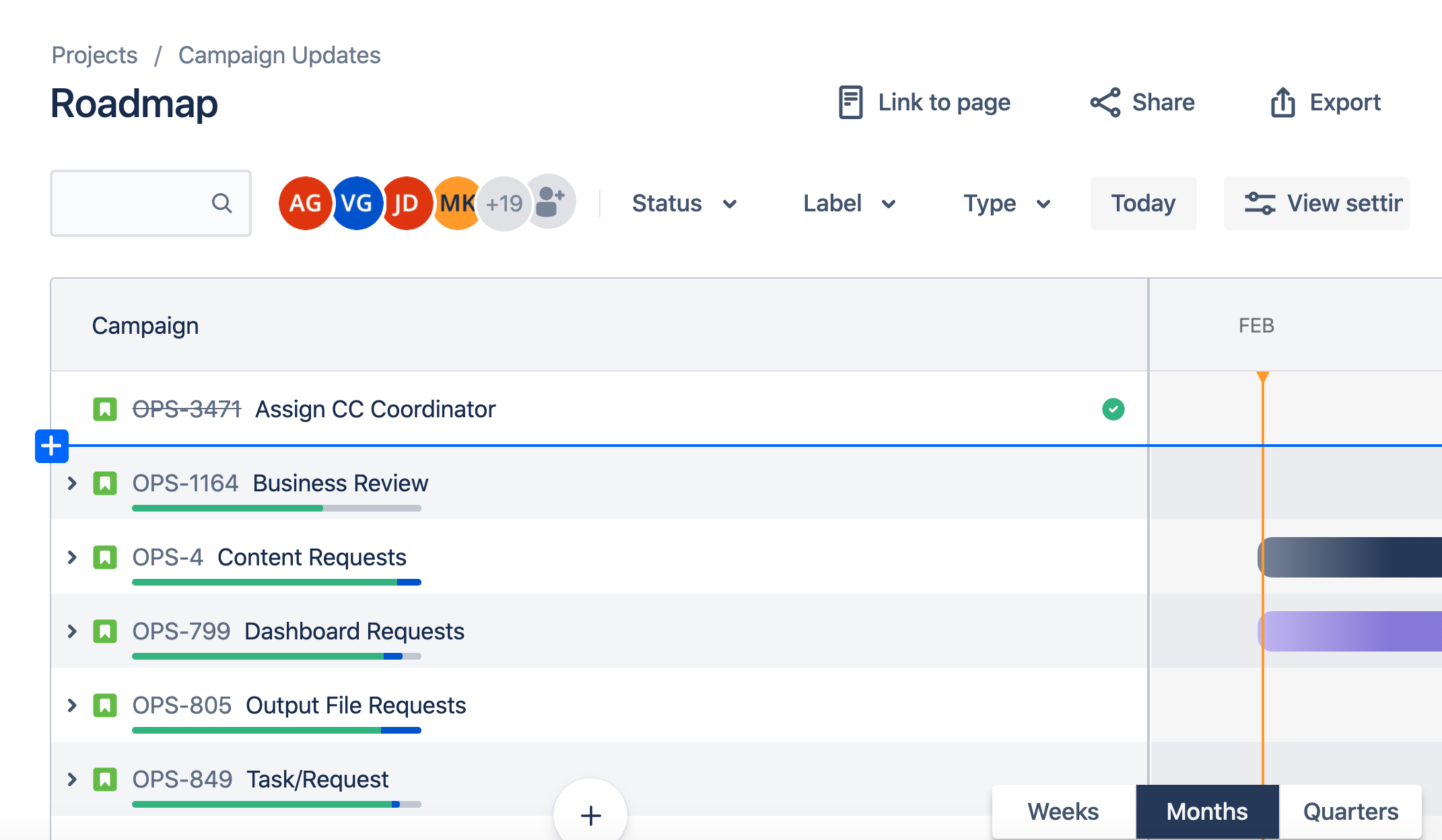 Automatically Alphabetize RoadMap