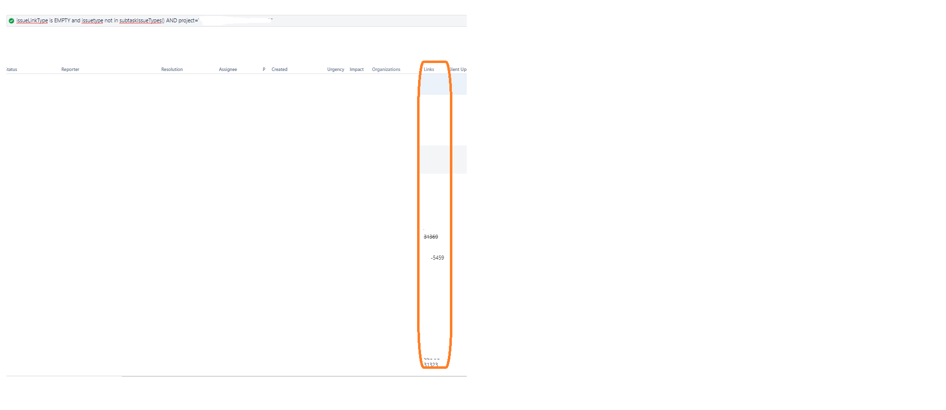 Solved Jql To Get Issues With No Linked Issues