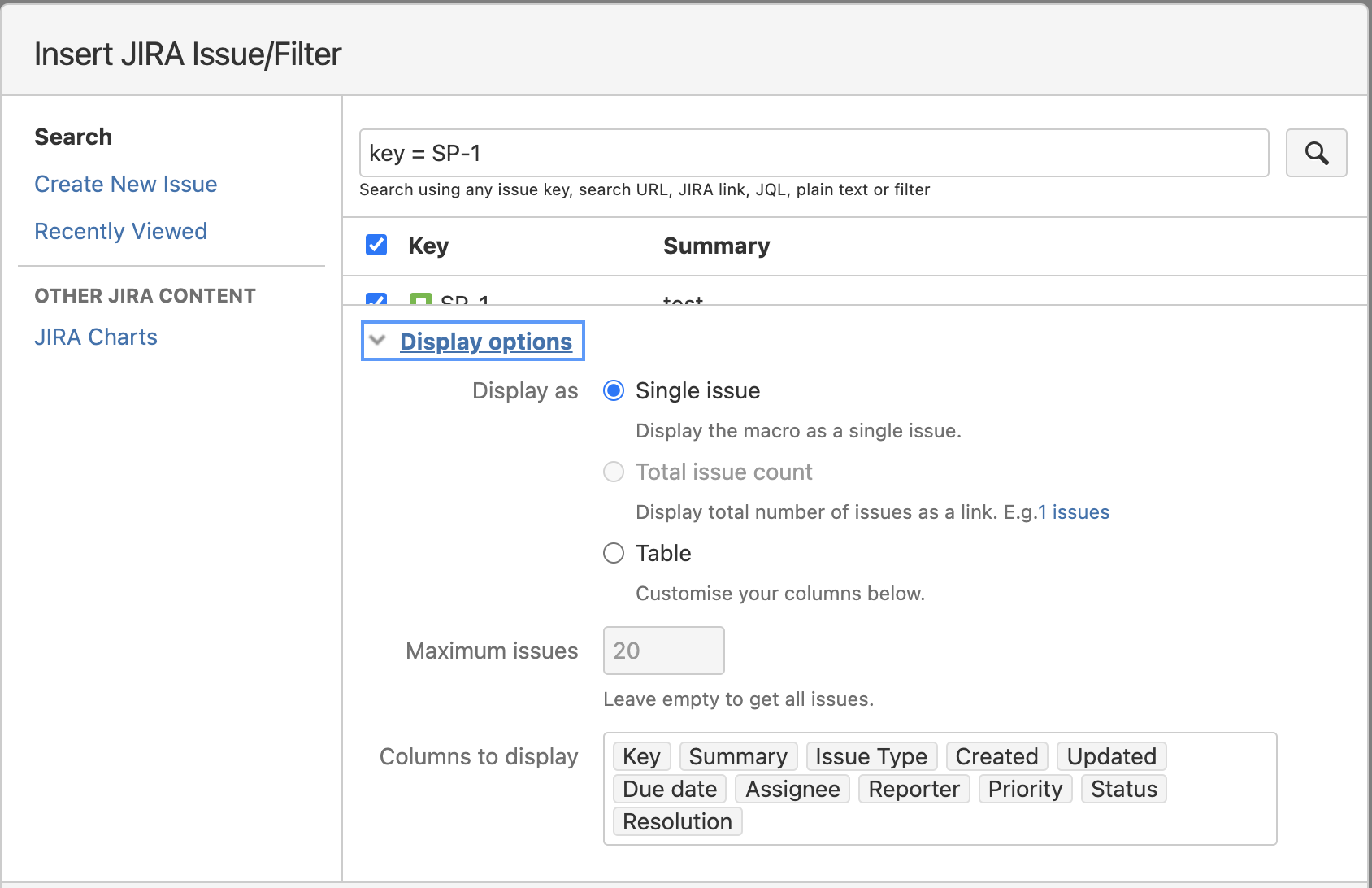 Solved: How to include importance in macros to render Jira...