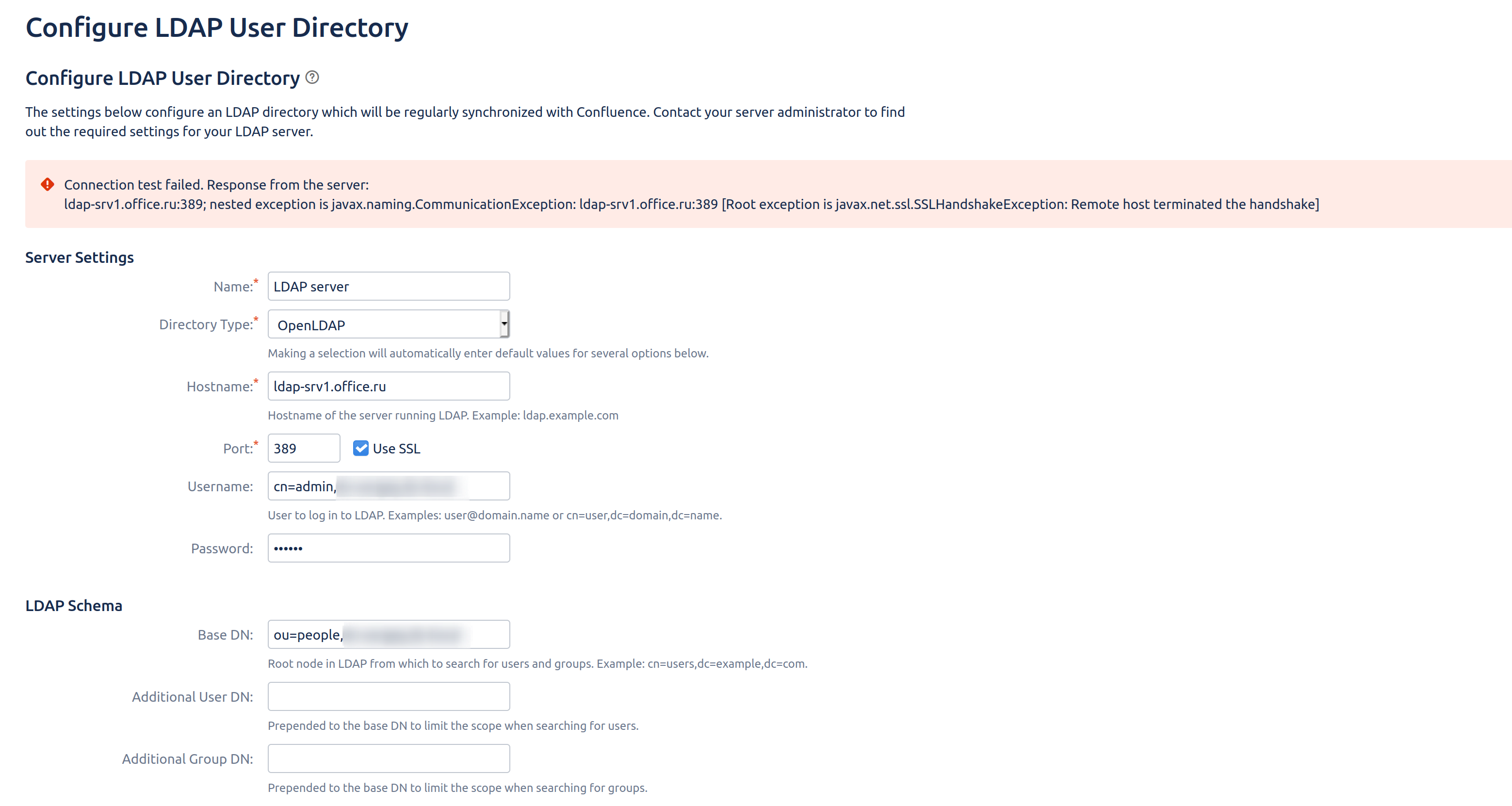 openldap with starttls self signed cert