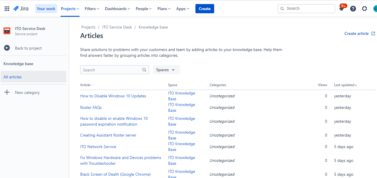 Solved: Knowledge Base Configuration