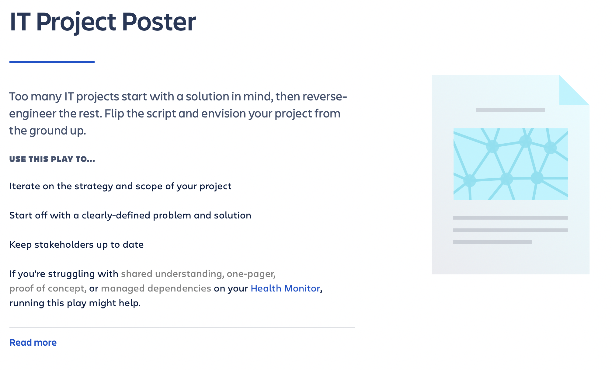 Team Playbook - IT Project Poster: The Play that w... - Atlassian Community
