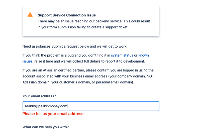 Solved: Is Atlassian support no longer working?
