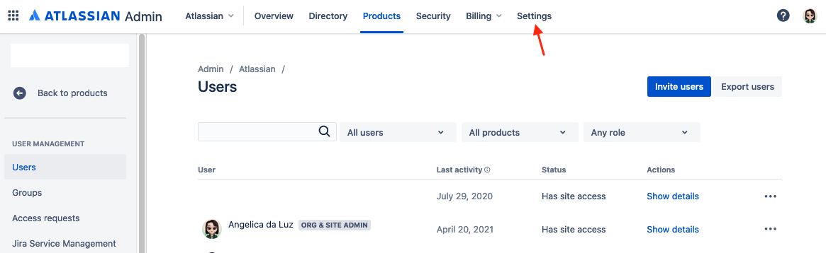 Solved: How to set org and site admin to user.