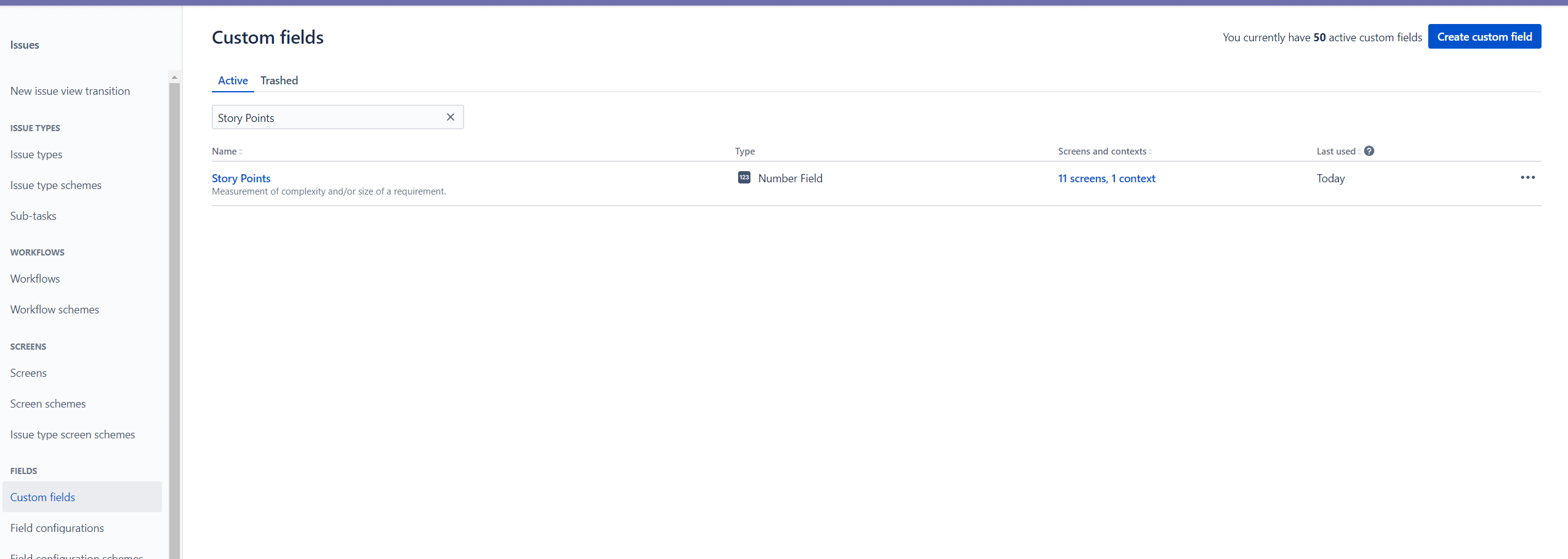Solved: Duplicate "Story Points" field