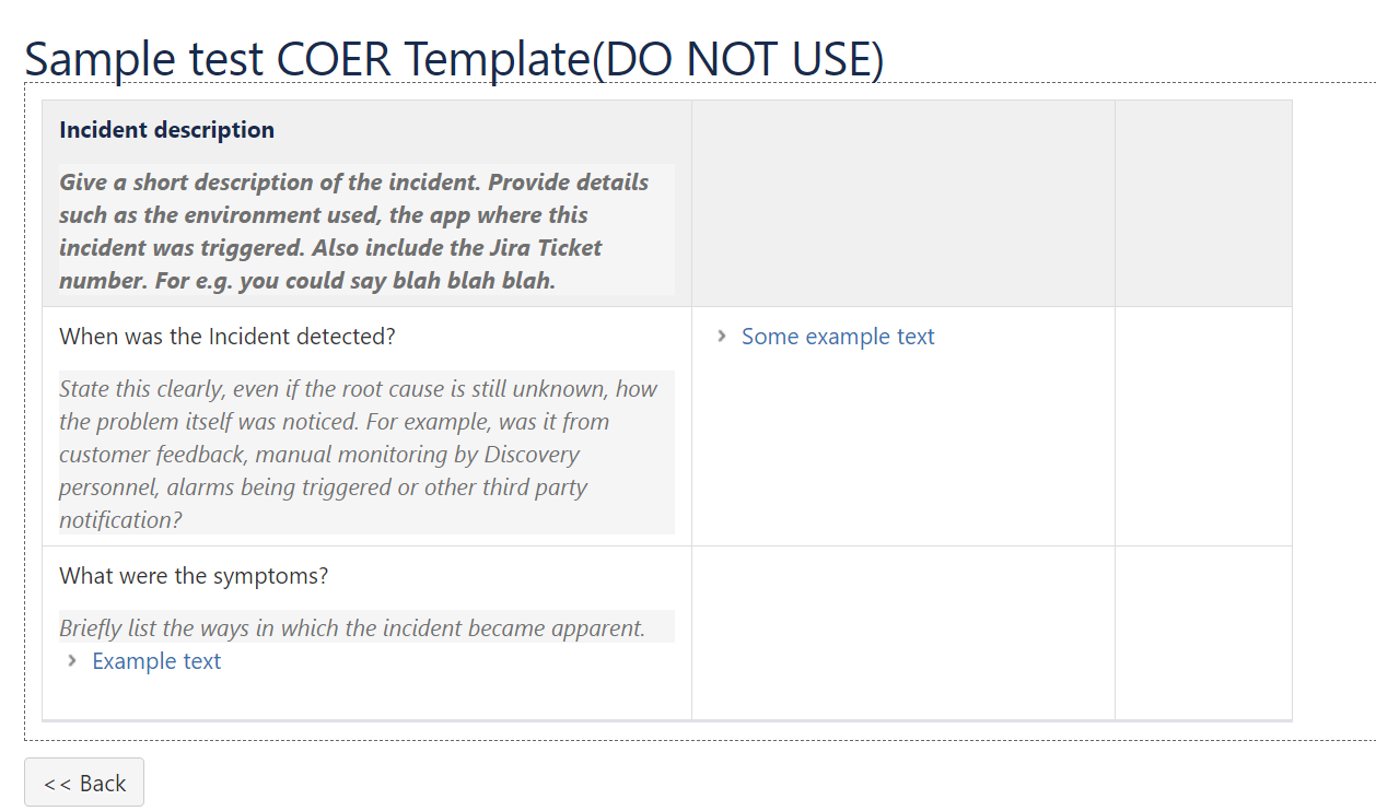 The expand macro created in template shows up expa...