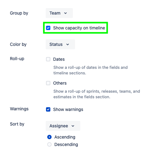 Solved: When will `Show capacity on timeline` be available...