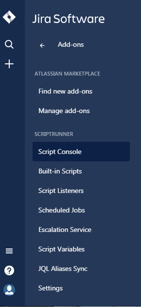Using Script runner for first time