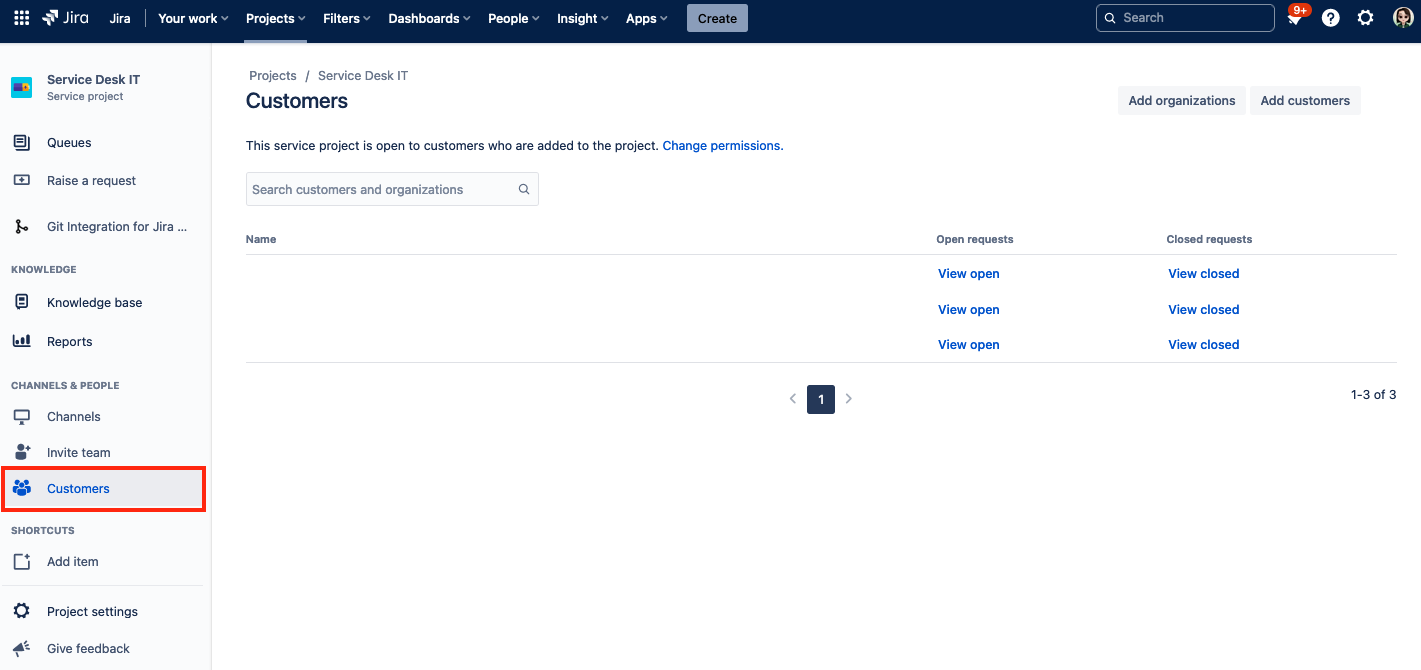 Customer List