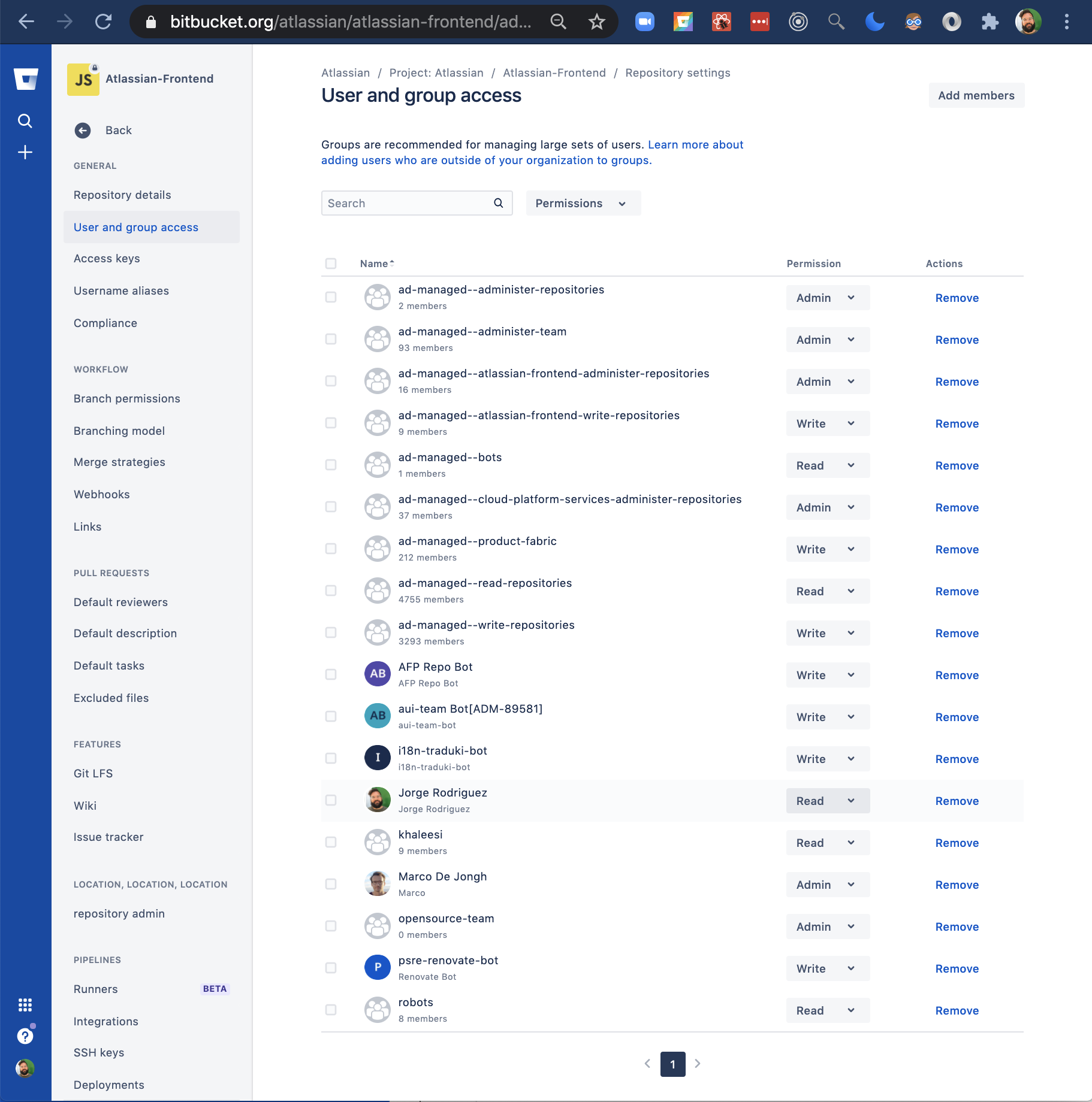 New improvements to user management in Bitbucket