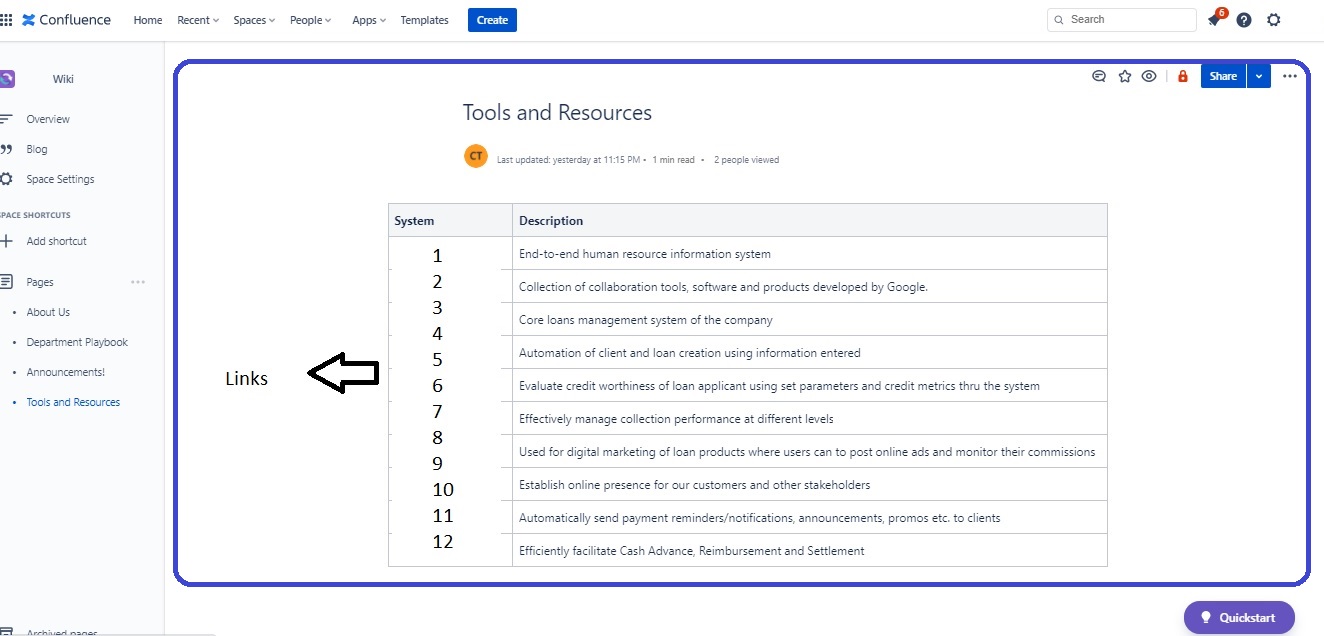 Intranet Site