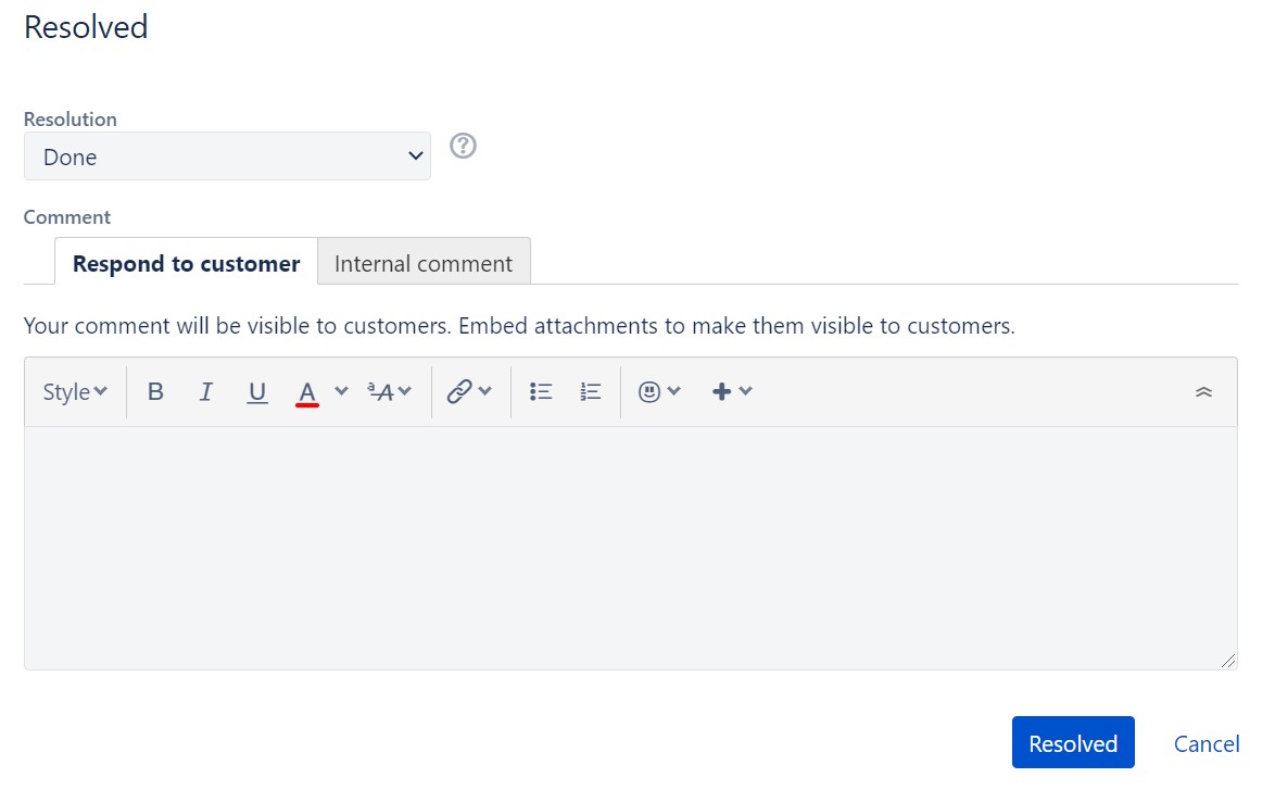 Solved: How to attach in Resolved