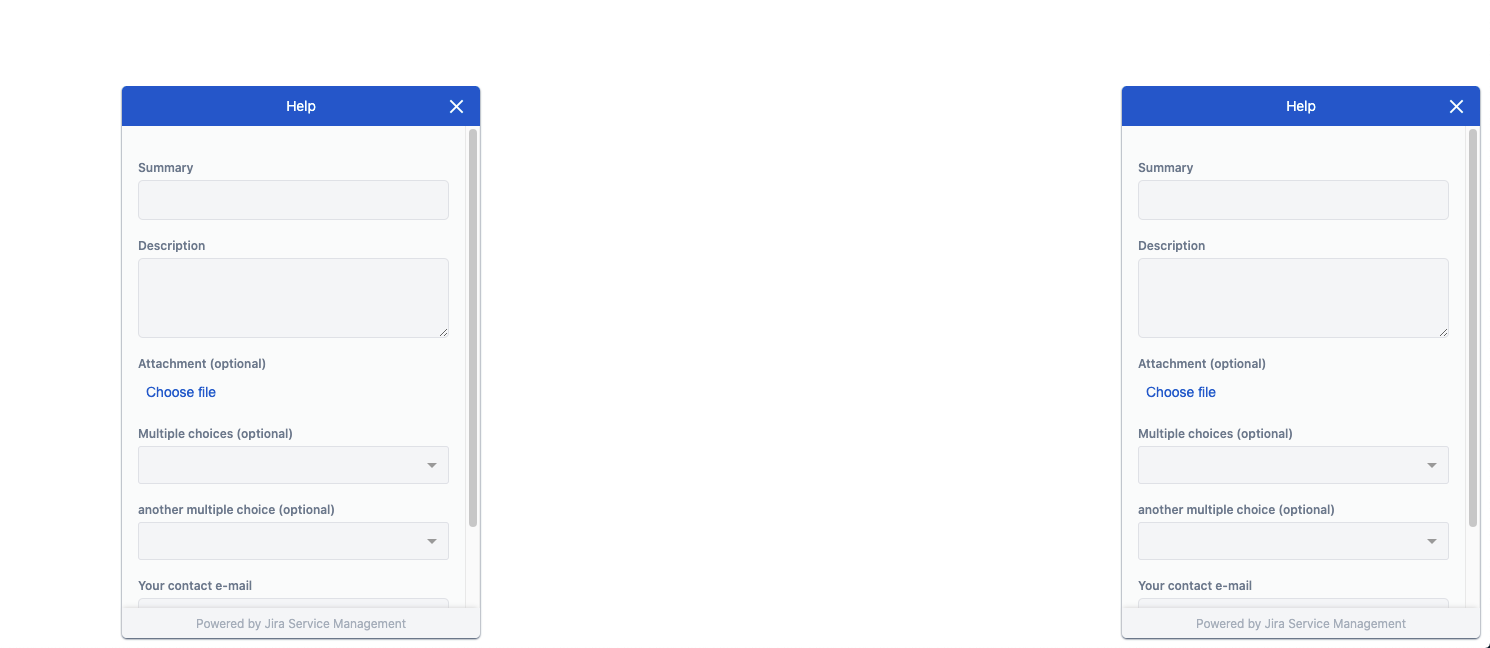 Display more than 1 Project widget on a web page.