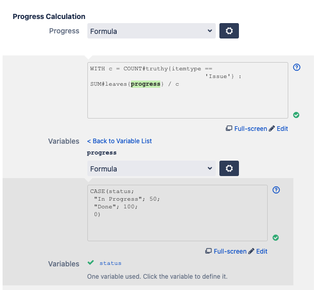 Solved: Use user-defined formula field for Structure.Gantt...