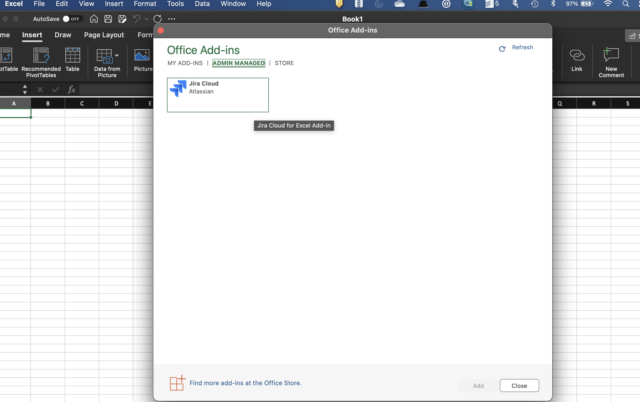 Jira Excel plugin on Mac with M1 Chip