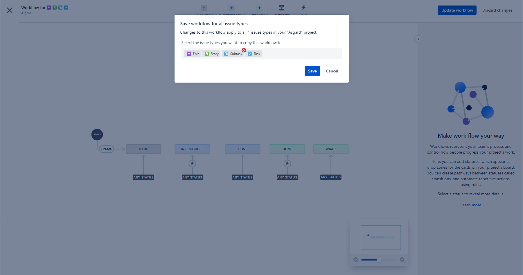 Solved: Separate workflows in Team-managed project