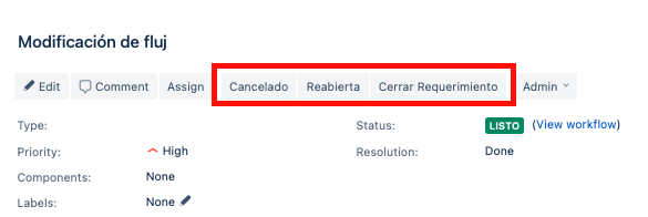 Solved Workflow Transition Button Missing From The Issue