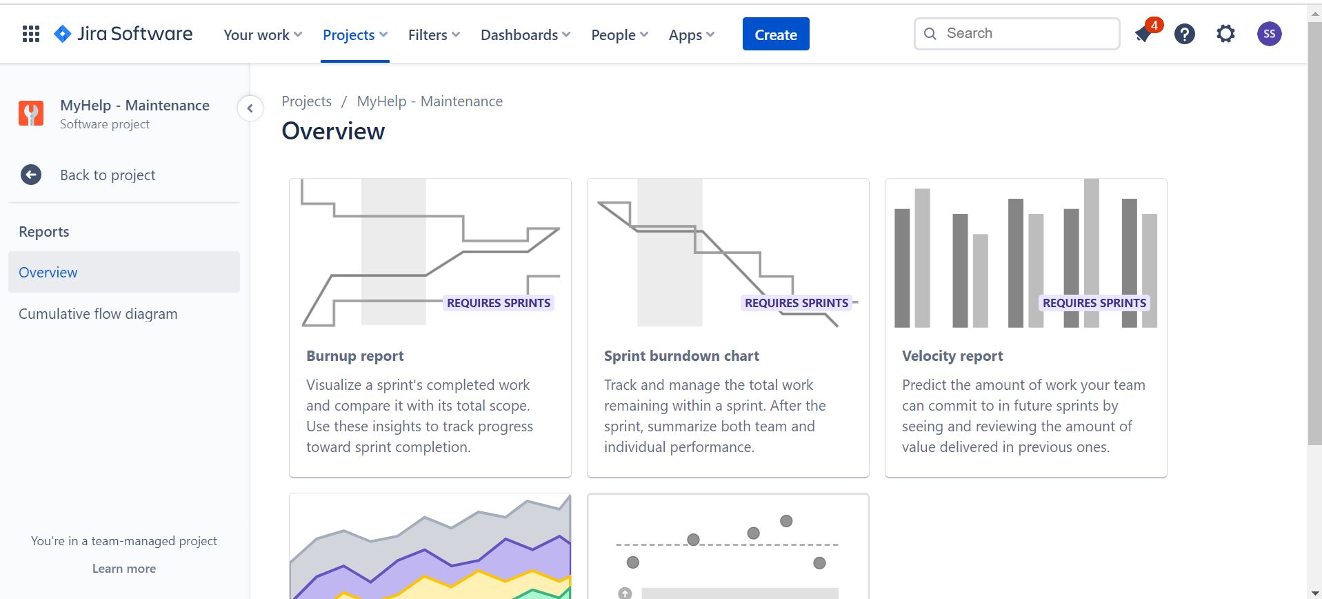 I would like to set up a control chart for my team...